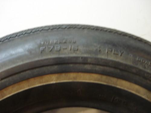 Delta 140 Super Supreme F78-15 Whitewall Tire - Corvette & Classic Car ...