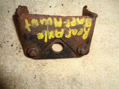Rear Axle Bumper Mount Bracket, Rear, Welds to Frame. Original ...